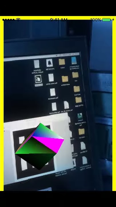 Augmented Reality iOS OpenCV + OpenGL - YouTube