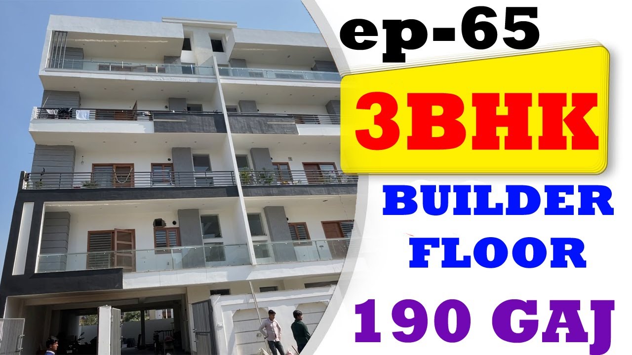 Buy 3bhk Builder Floor 190 Gaj | s1ep65 | properties in faridabad - YouTube