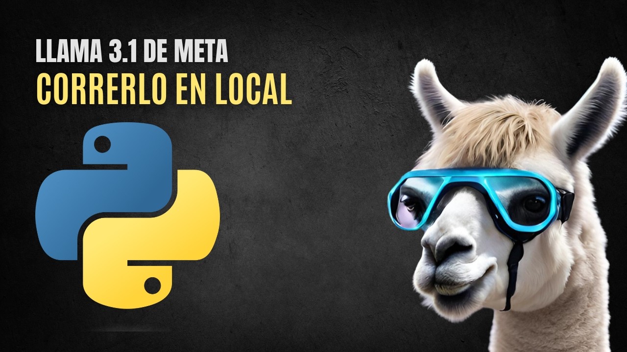 Cómo Correr el Modelo Llama 3.1 de Meta en Local con Python - YouTube