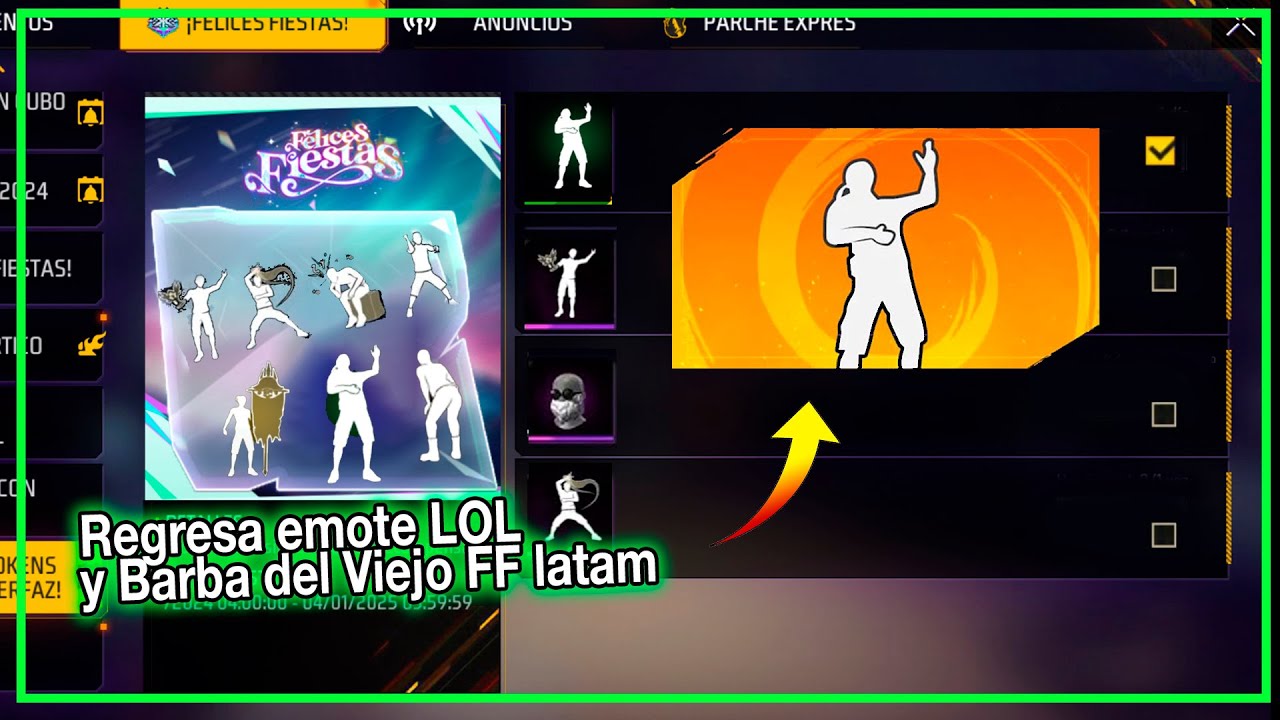 Regresa Emote Risa LOL x Año Nuevo evento Elige tu Emote Favorito ...