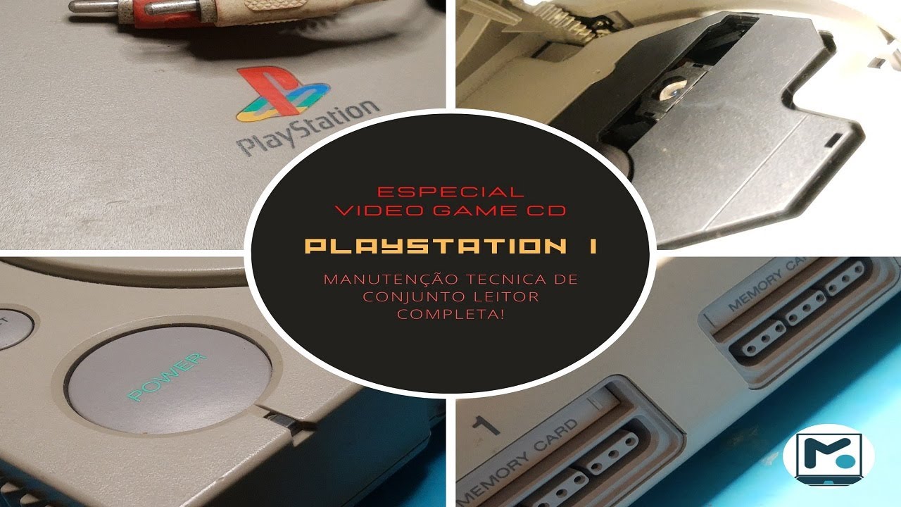 Playstation One - montagem do leitor CD vídeo 4 (parte 2/2) - YouTube