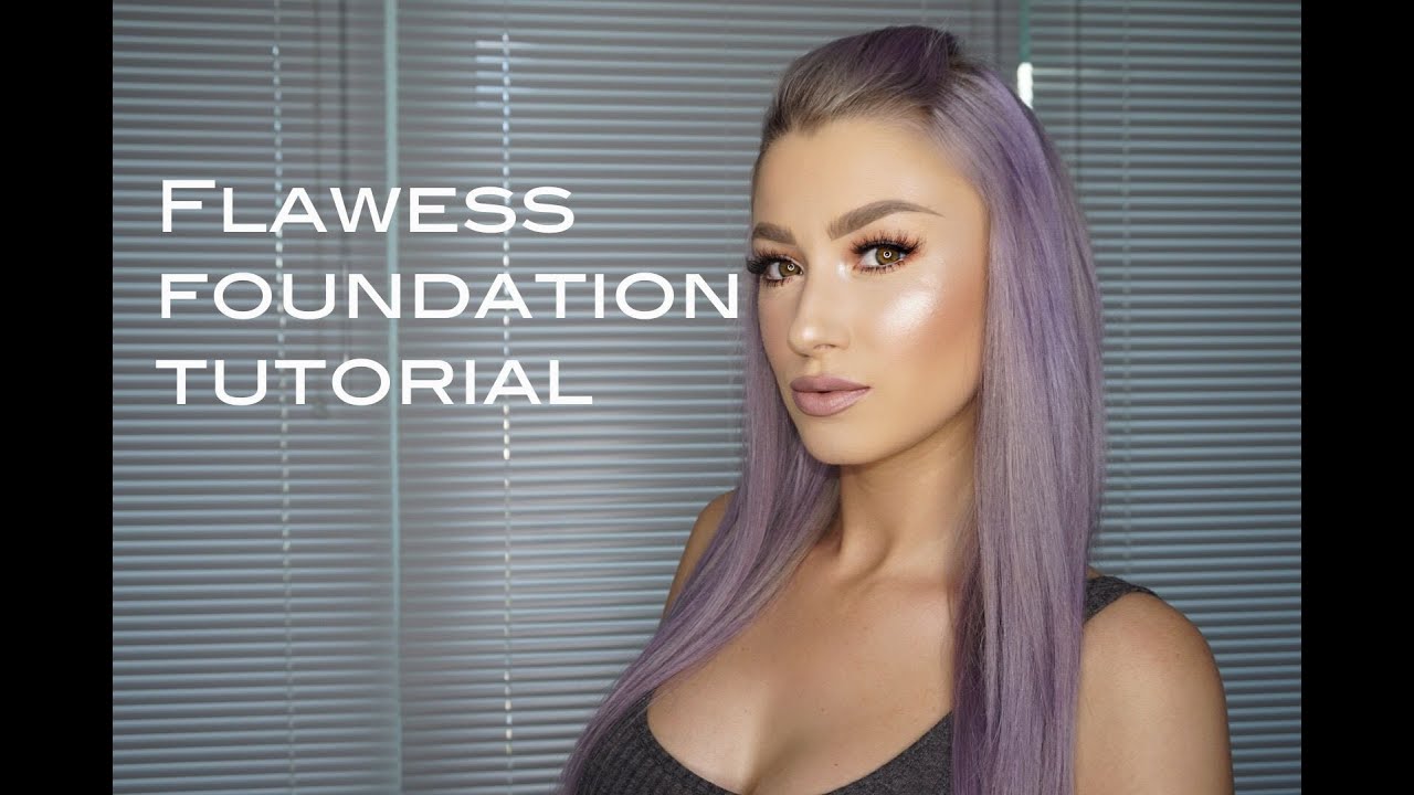 FLAWLESS foundation routine | Lolaliner - YouTube