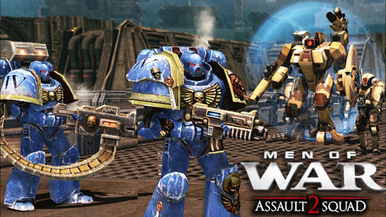 Ultramarines vs Tau Empire/ Spaceship Defense! - Men of War: Warhammer ...