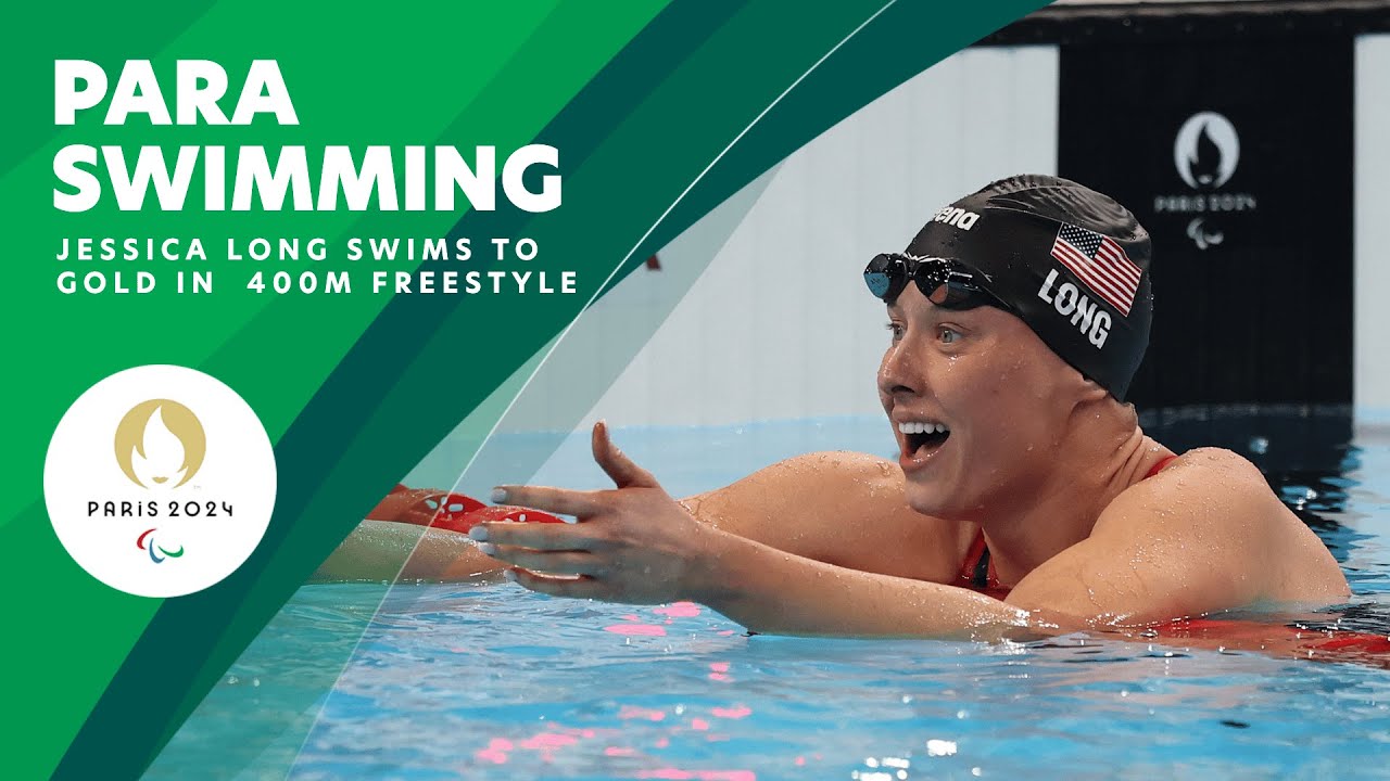 Jessica Long Swims To Gold In The Women's 400m Freestyle 🏊‍♂️ 🇺🇸 - YouTube
