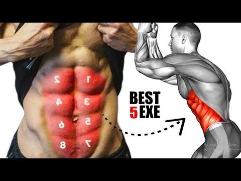 5 Best Exercises to Get Rock Hard ABS | Abs Workout - YouTube