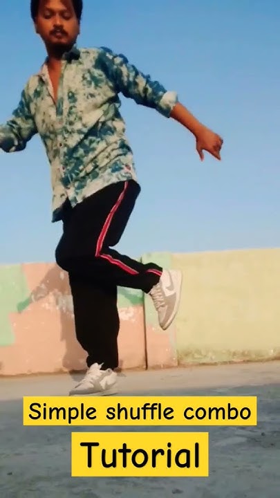 simple shuffle combo Tutorial #tutorial #shuffle #shuffletutorial #dance #ytshorts - YouTube