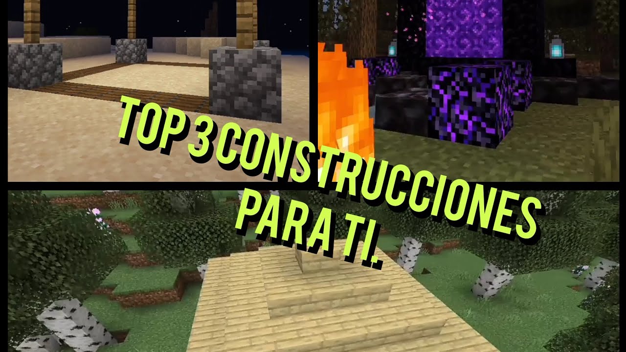 Top 3 Construcciones Decorativas y Sencillas para Tu Mundo De Minecraft ...