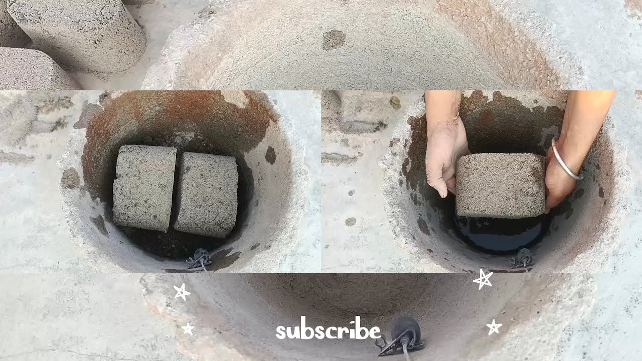 ASMR silky ash charcoal 🌚 ⌛ crumble in claypot dry+water 🌊 crumble # ...