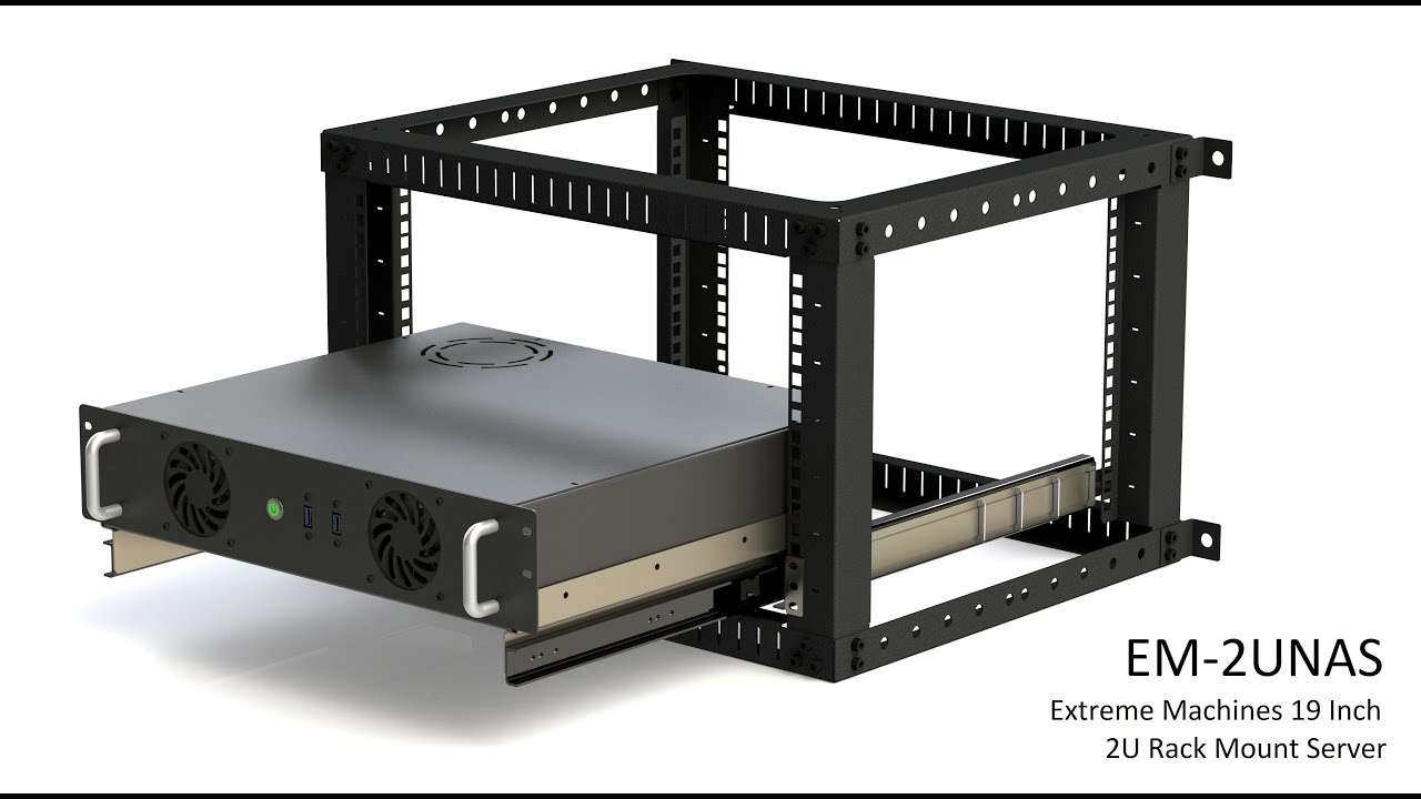 XtremeMiner 2U 19 Inch Urack Mount Server with standard ATX Components ...
