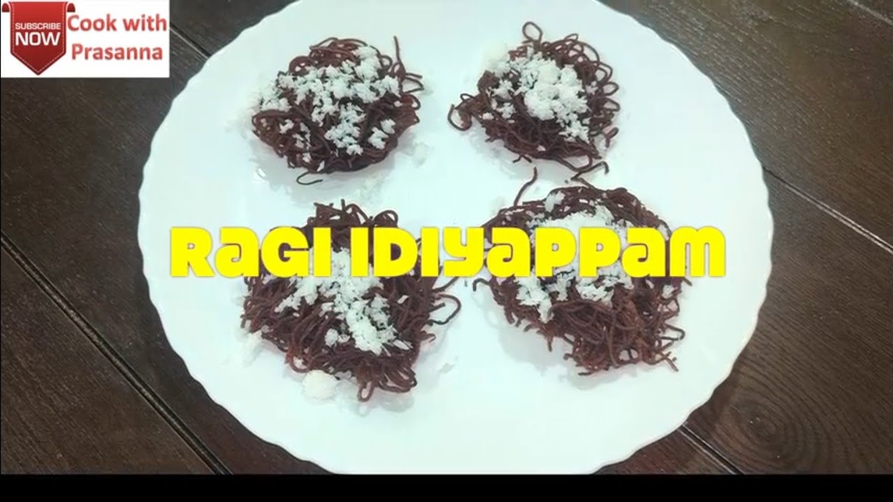 Ragi idiyappam | Ragi string hoppers | Chodi pindi Idiyappam recipe ...