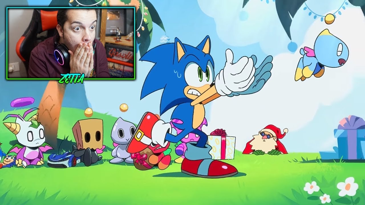 SONIC ESPECIAL NAVIDAD CHAO IN SPACE *MUY EPICO* | VIDEOREACCION CHAO ...