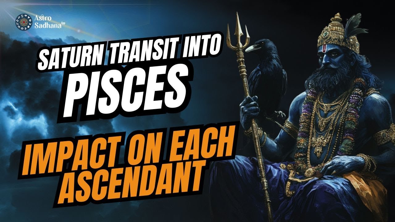Saturn Transit Into Pisces - 2025 | Impact on each ascendant - YouTube