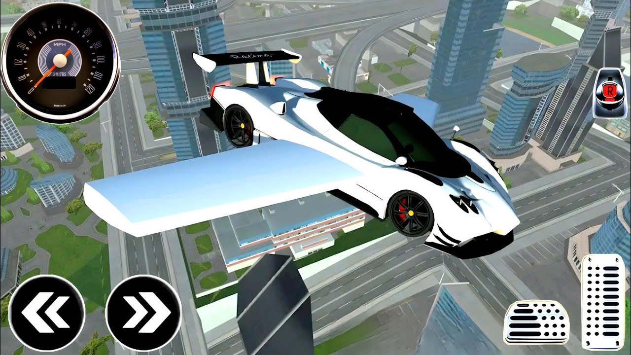 Futuristic Real Car Flying Driving Simulator 3D Game 2024 - Android ...