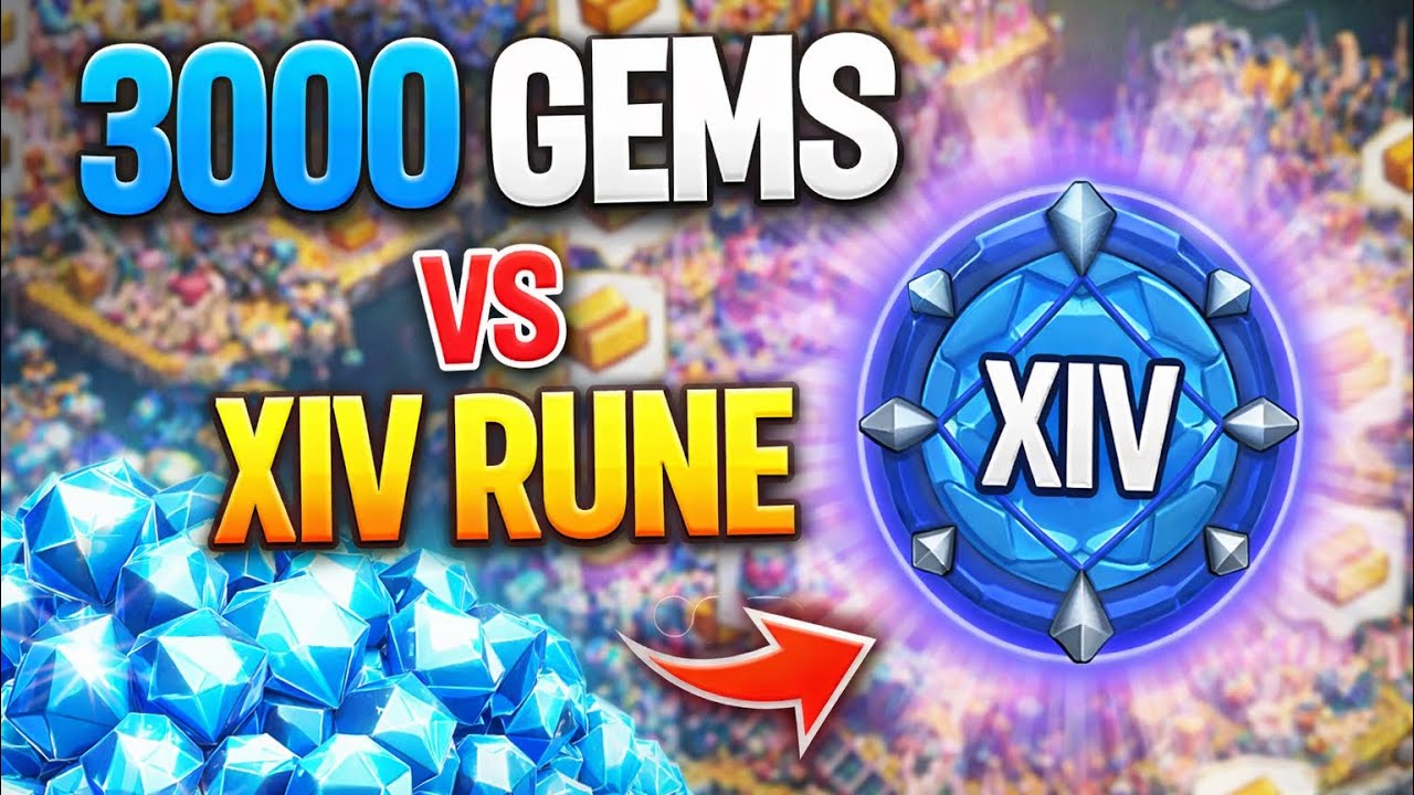 3000 GEMS → XIV RUNE - YouTube