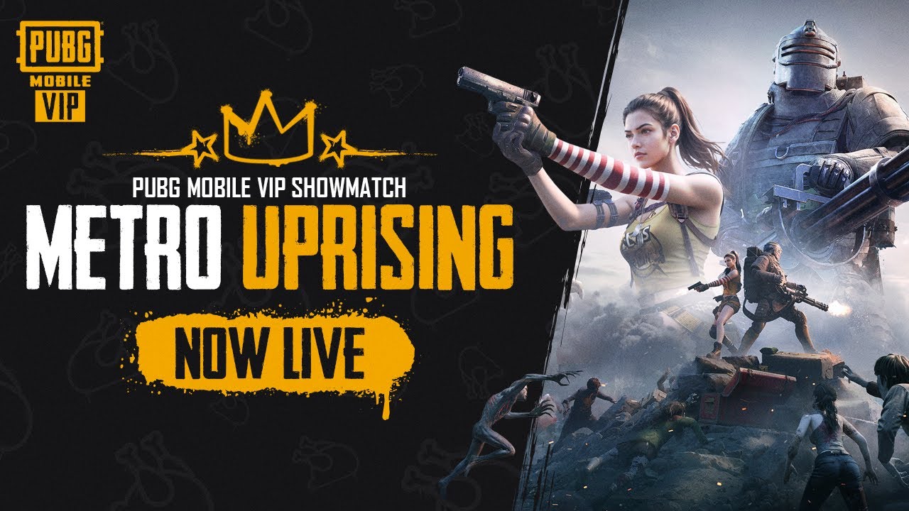 PUBG MOBILE VIP Showmatch: Metro Uprising - YouTube