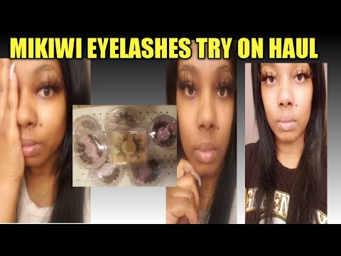MIKIWI EYELASHES | TRY ON HAUL | ALIEXPRESS | #mikiwi #tryonhaul # ...