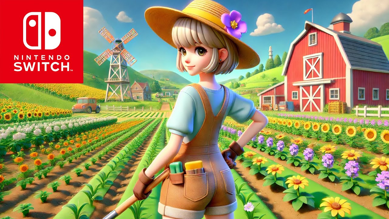 TOP 10 NEW Farming Games on Nintendo Switch - Upcoming Games 2025 - YouTube