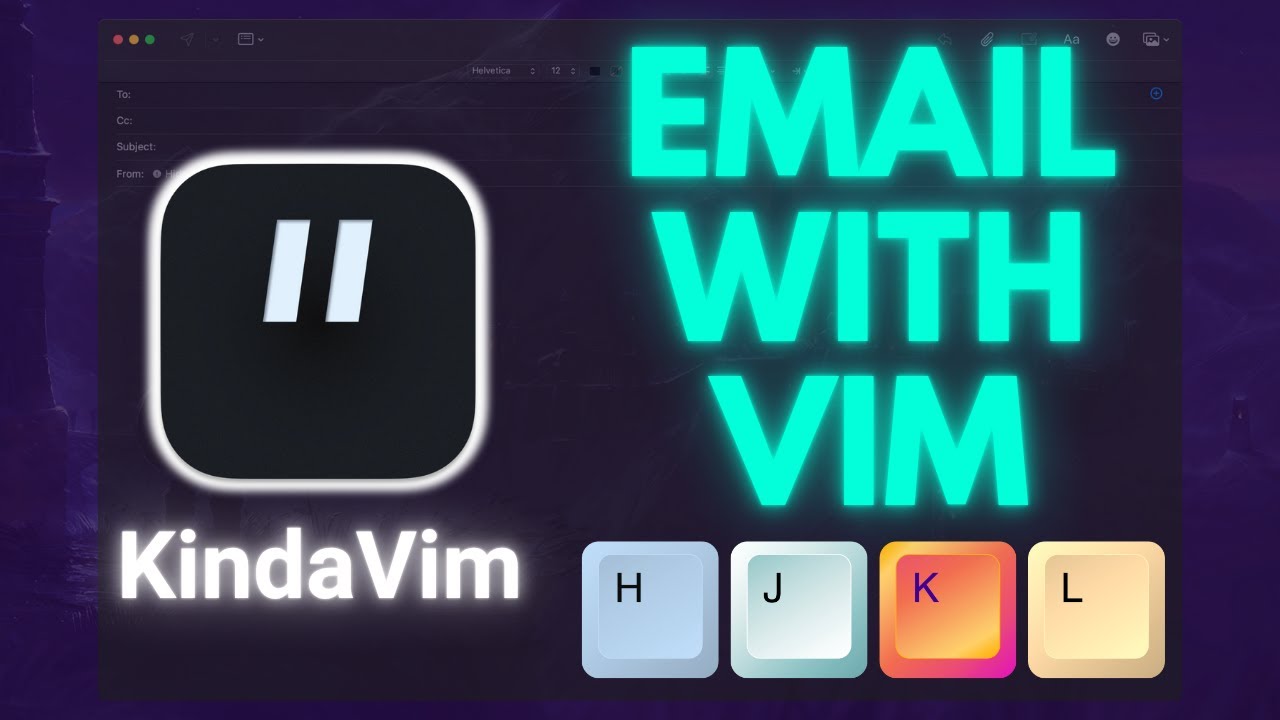 Sending emails in macOS no longer sucks | Creator of KindaVim - YouTube
