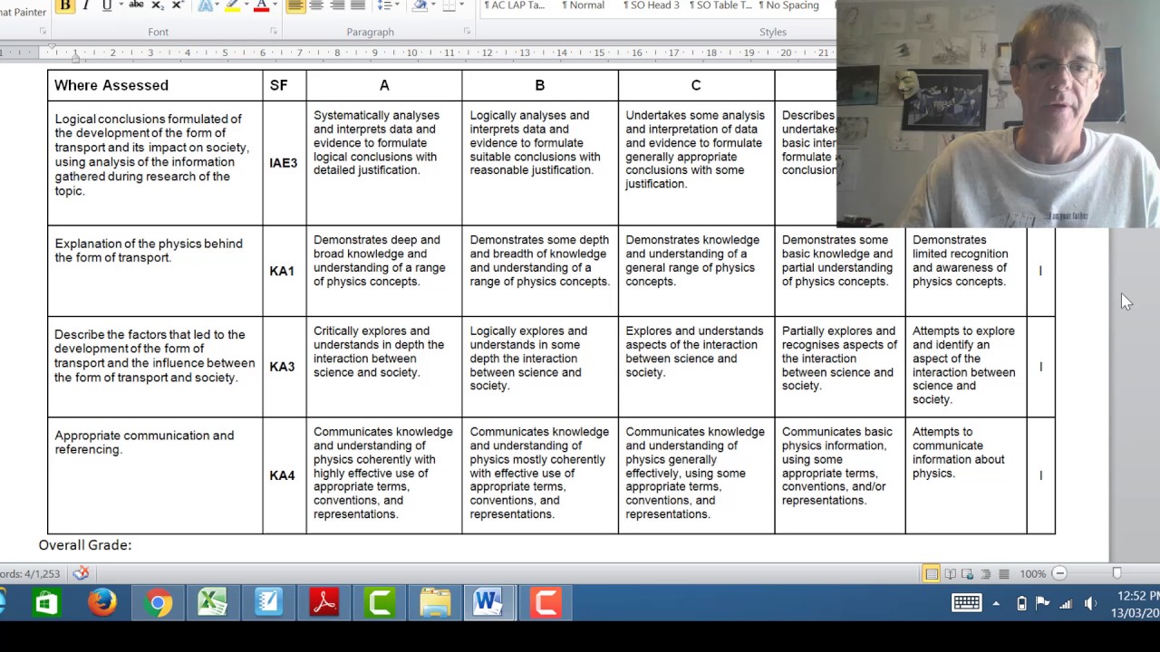 STAGE 1 PHYSICS Transport task- SHE- guidelines - YouTube