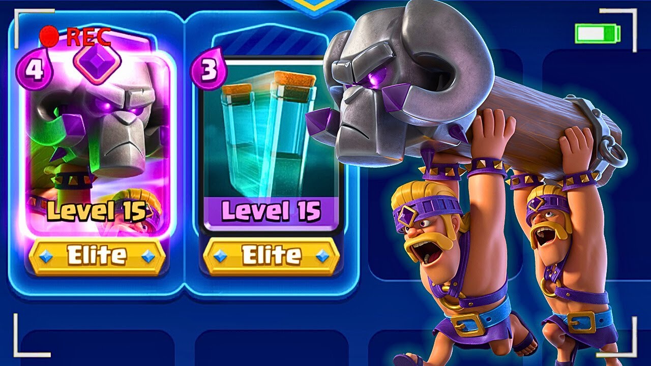 Evo Battle Ram Spam Deck..🤫 - YouTube