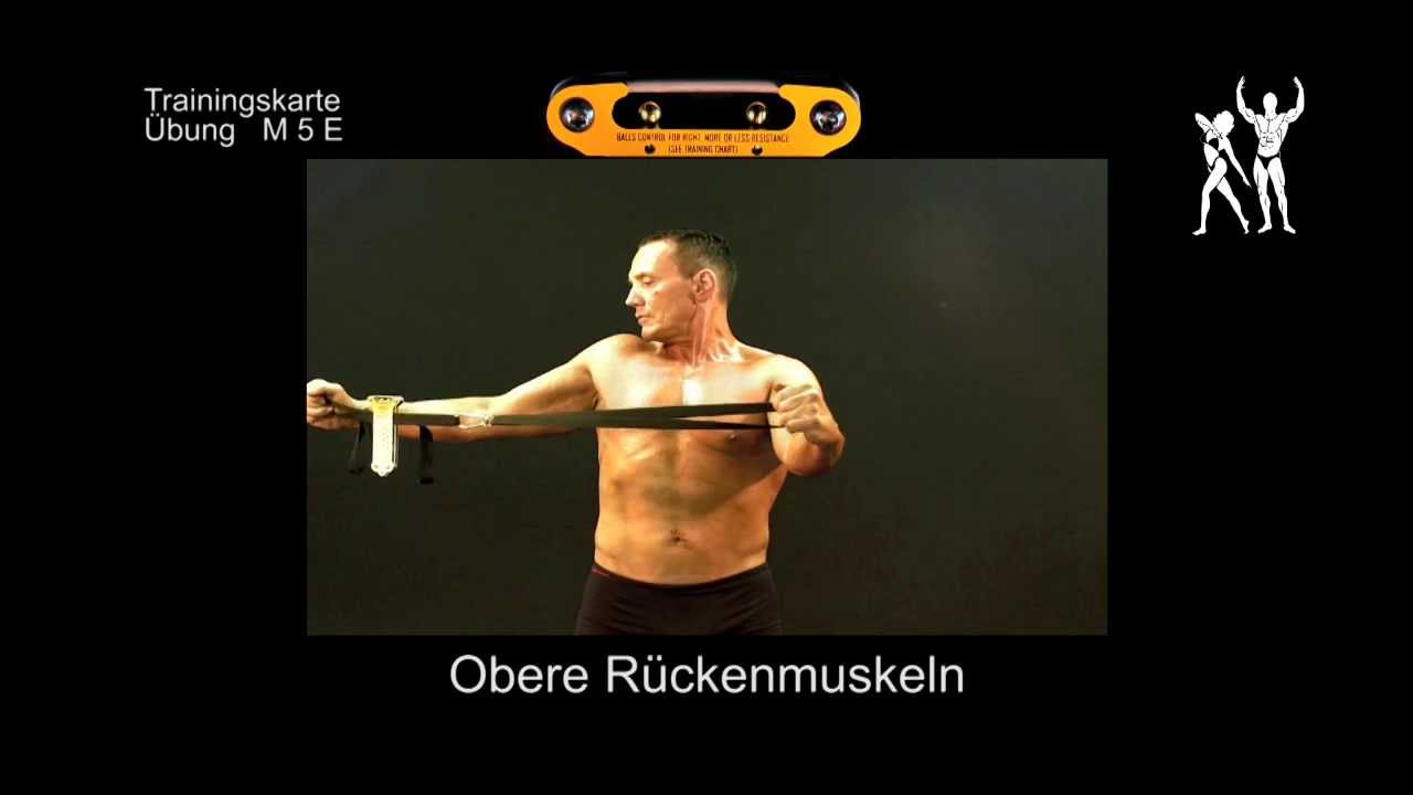 Isokinator Training - Übung M5E für Muskelaufbau der oberen ...
