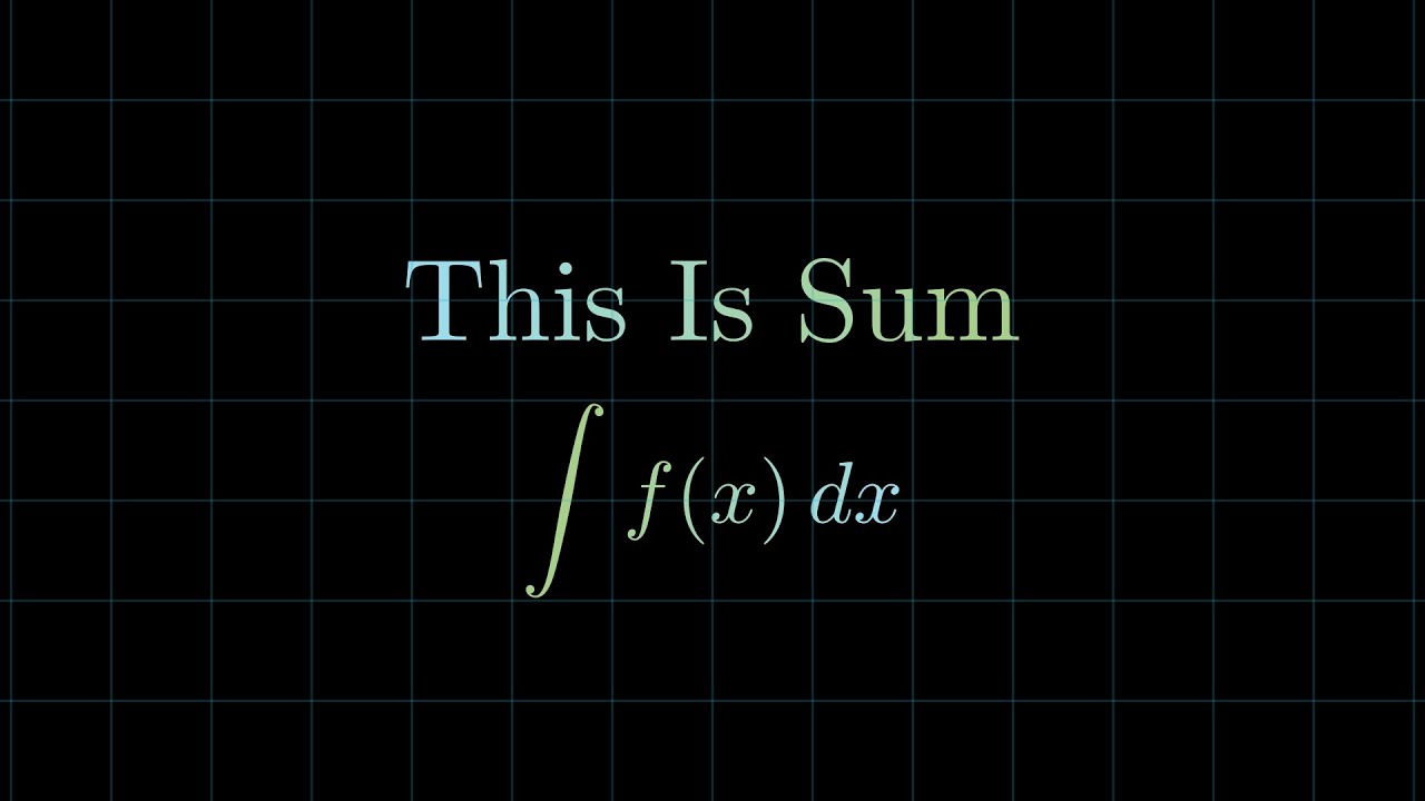 Toward Perfect Accuracy: Integral Visualization - YouTube