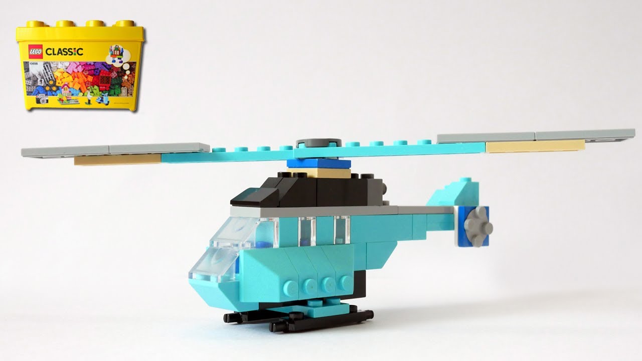 Helicopter, LEGO Classic 10698 (Alternate) How to build | easy, simple ...