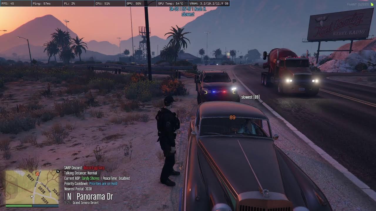 GTA FiveM San Andreas Roleplay | Blaine County Sheriffs office. - YouTube