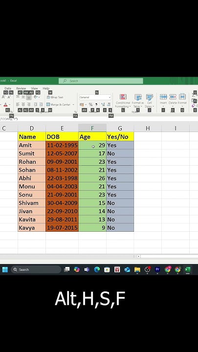 Filter in excel...Excel Tricks...#excelformulas #newexcel #spreadsheetformulas #tricks # ...