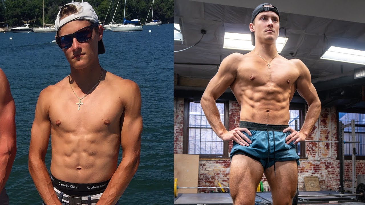 12 MONTH POWERLIFTING/BODYBUILDING TRANSFORMATION- KYLE NOWAK - YouTube
