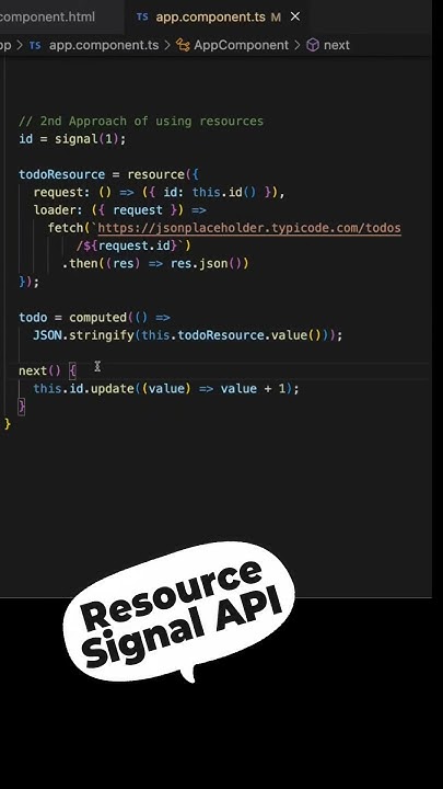 Resource Signal with Params #angular19 #angular #techshareskk #reactivity - YouTube