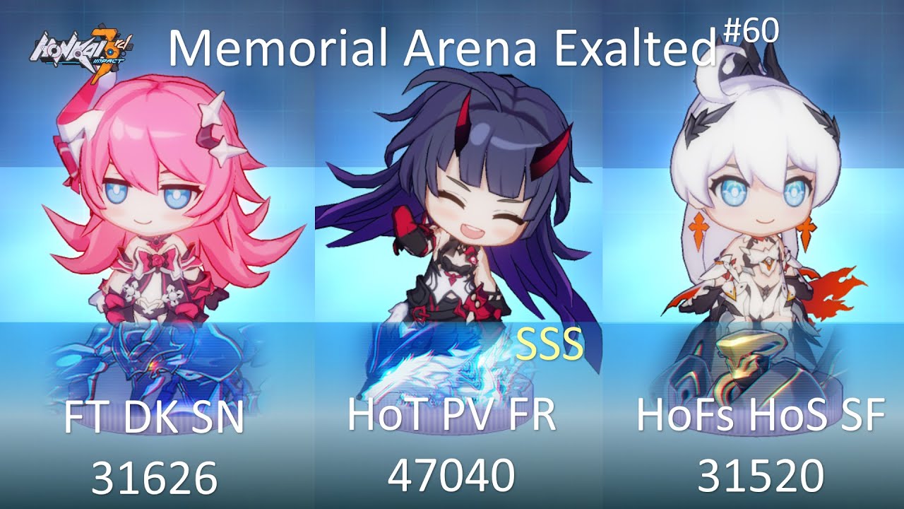 Honkai Impact 3 | HI3 - Memorial Arena Exalted ep.60 - Boss Andrius ...