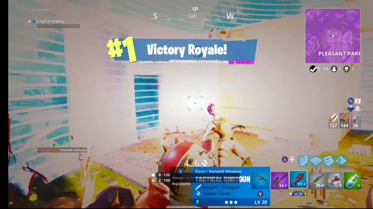 Fortnite season 2 victory Royal all the way to chapter 2 victory Royale ...