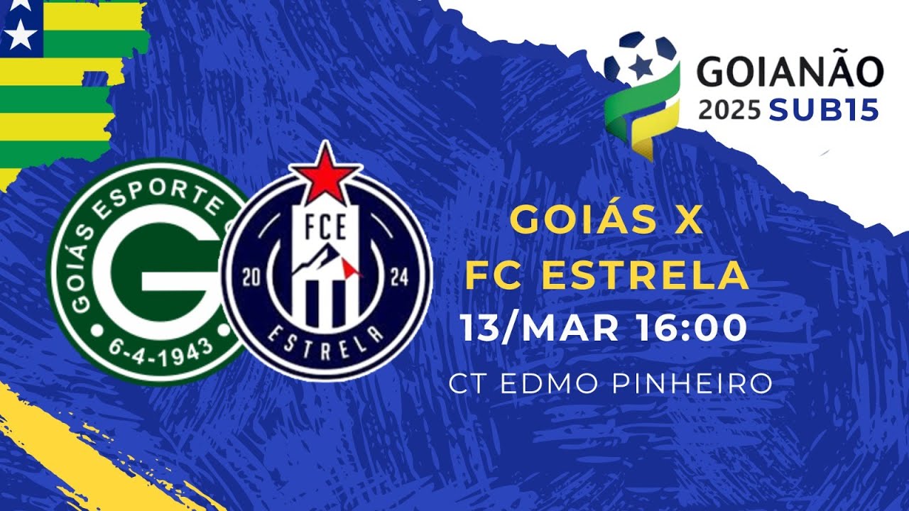 GOIAS x FC ESTRELA GOIANÃO 2025 SUB-15 - YouTube