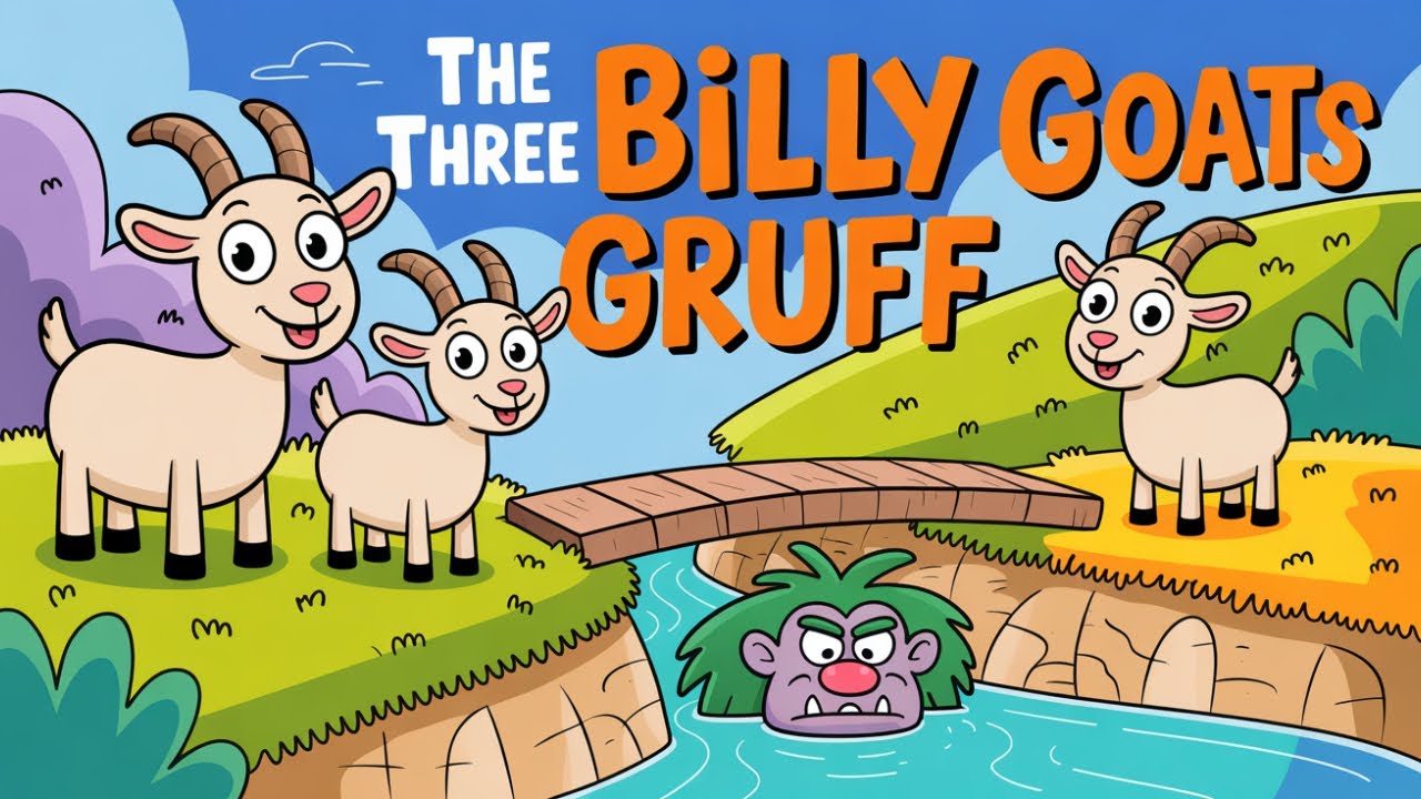 The Three Billy Goats Gruff | A Troll’s Bridge Adventure 🐐🌉👹 - YouTube