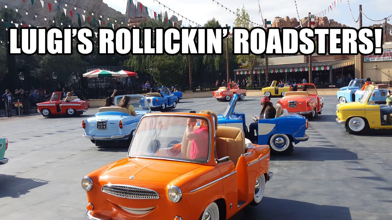 Luigi's Rollickin' Roadsters Ride POV Disneyland Disney California ...