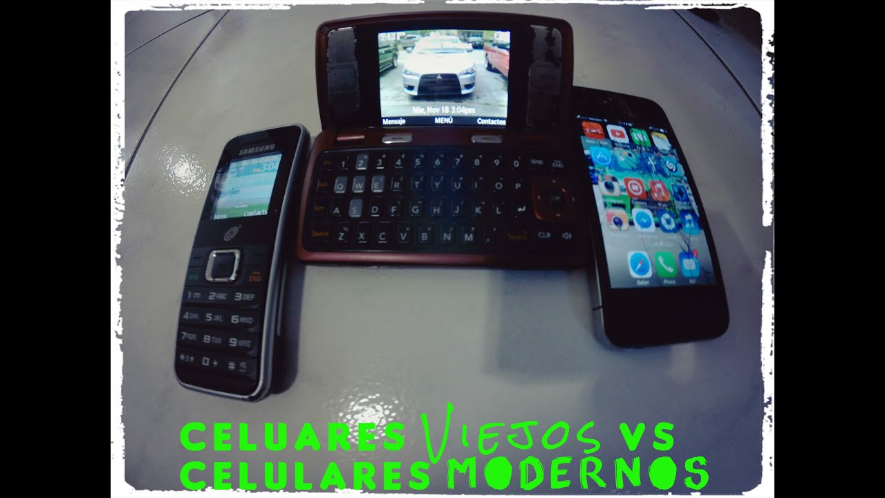 Celulares de antes VS Celulares de Ahora 2015 - YouTube
