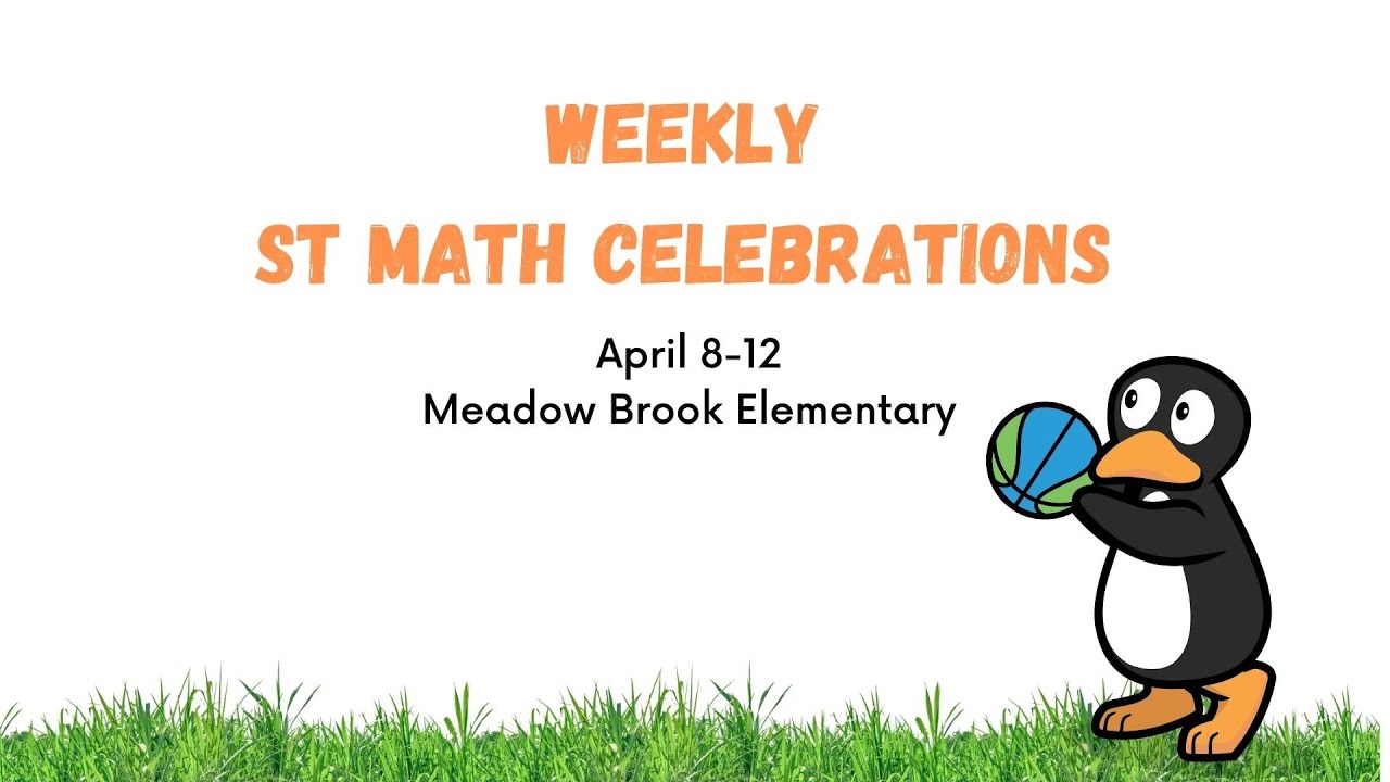 MB ST Math Weekly Celebrations: Week of April 8-12, 2024 - YouTube