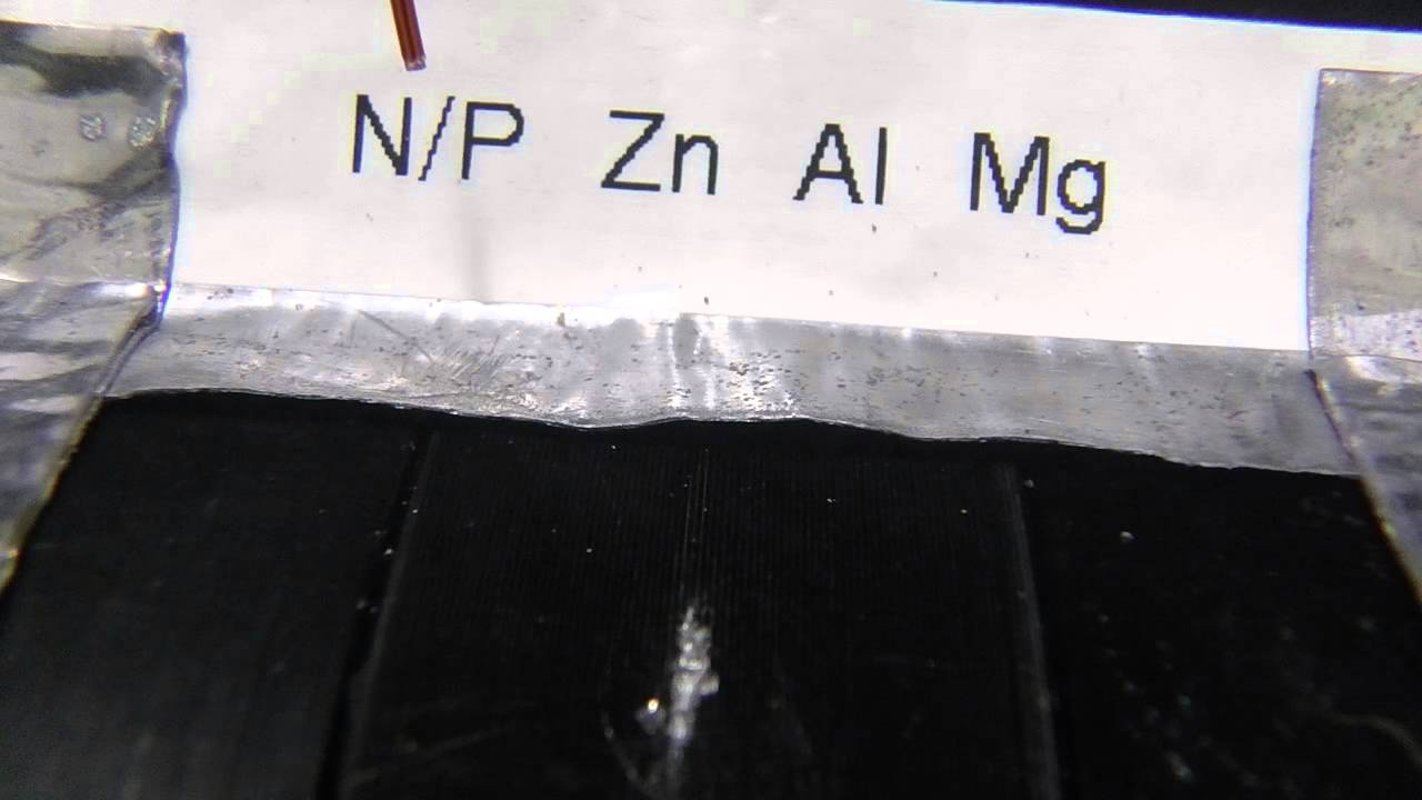 Sacrificial Anode Materials Demo - YouTube