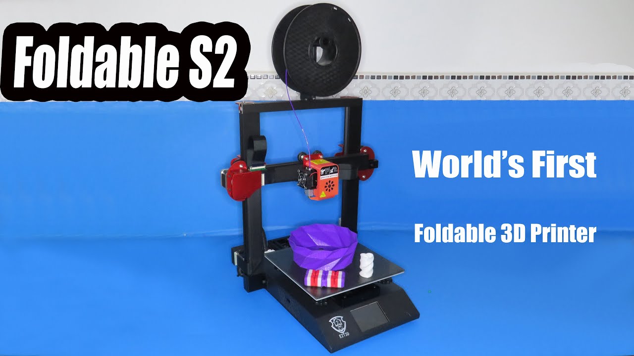 Review Foldable S2 3D printer | World’s First Foldable 3D Printer - YouTube