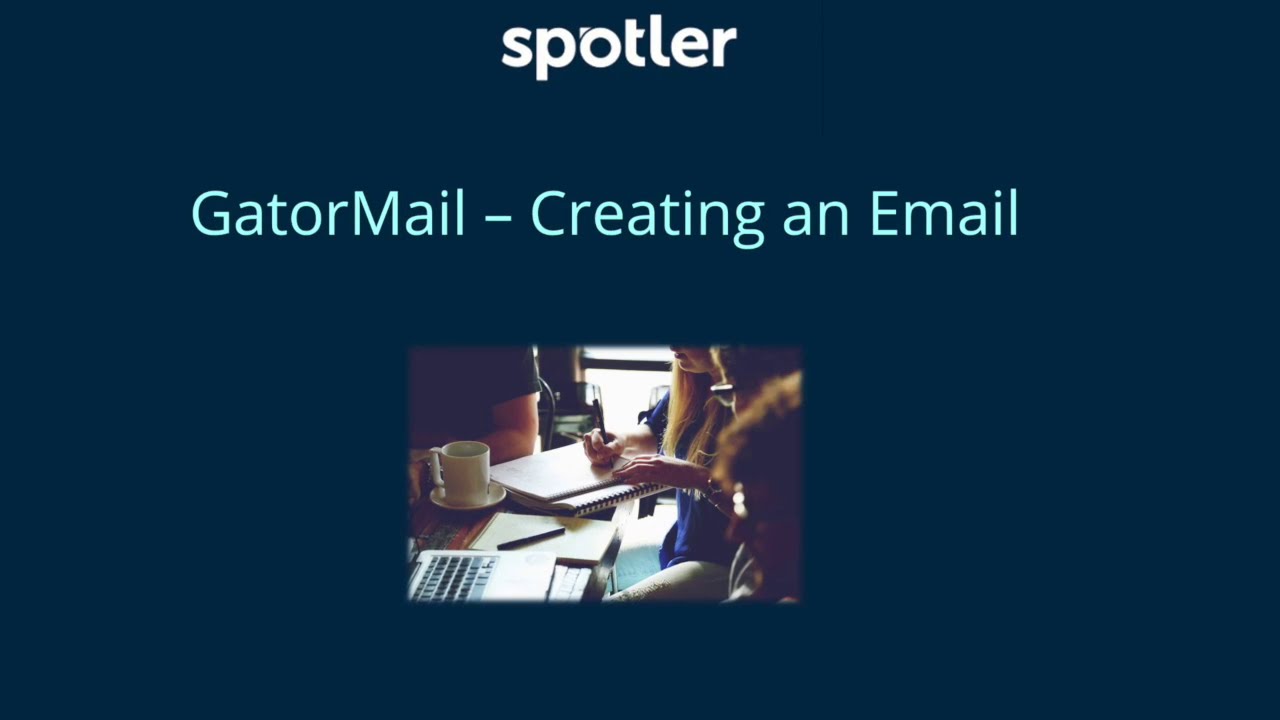 GatorMail - Creating an Email - YouTube