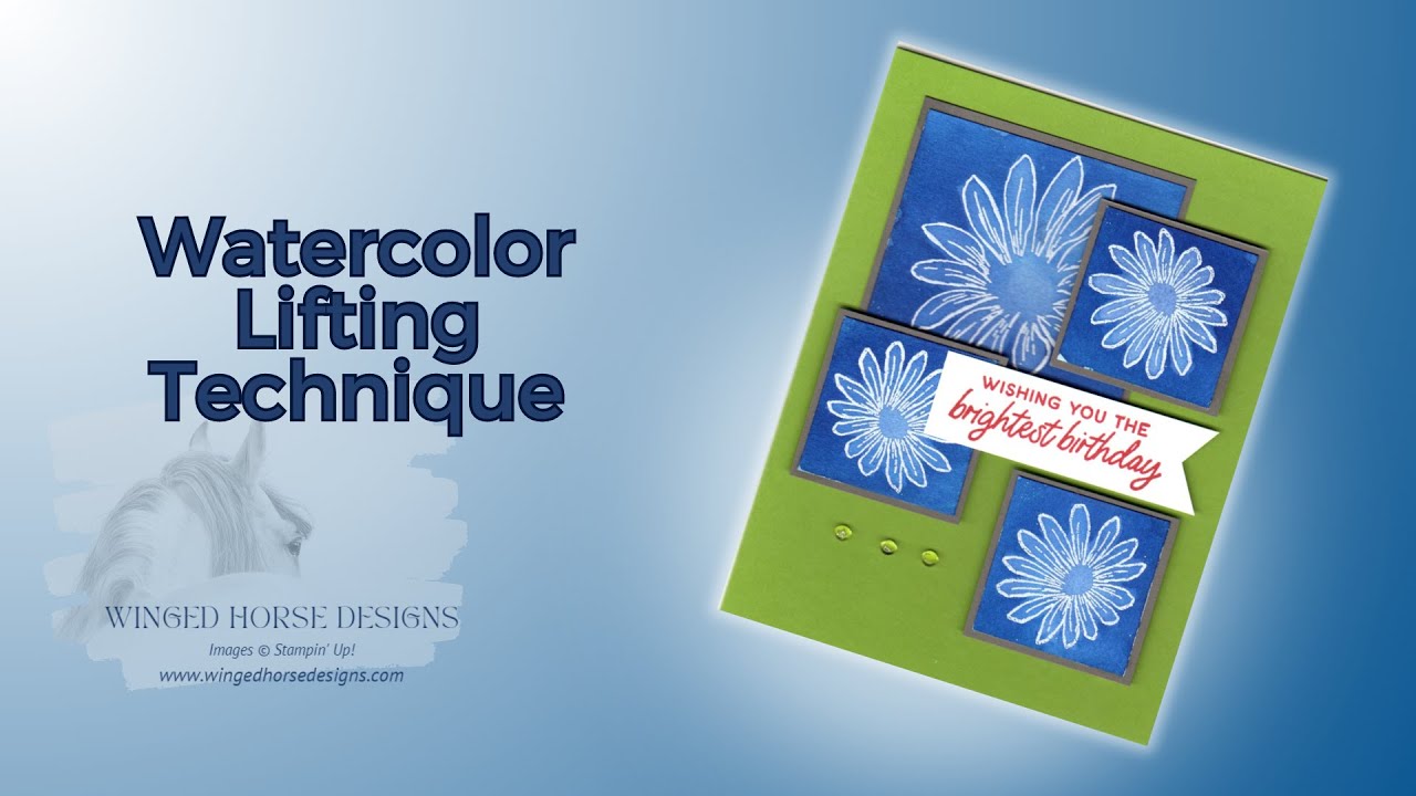 Watercolor Lifting Technique - YouTube