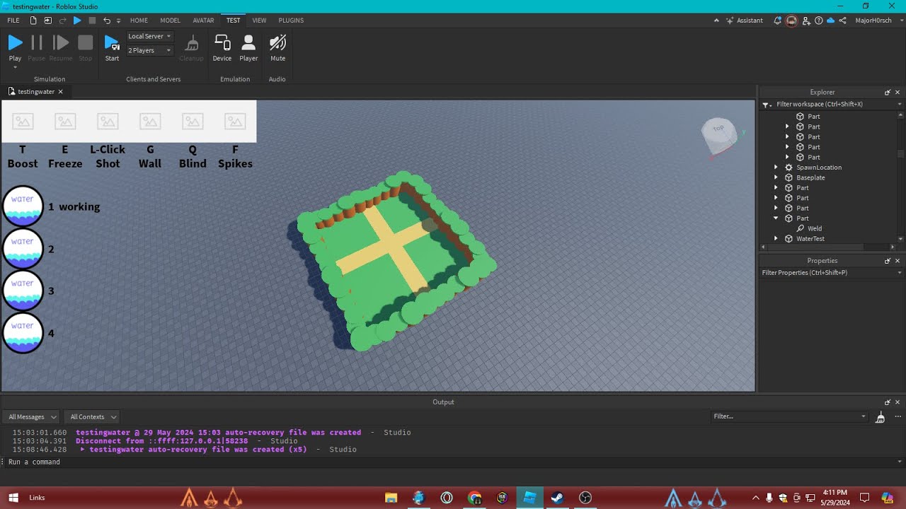 Elemental fighting - devlog 1 - YouTube