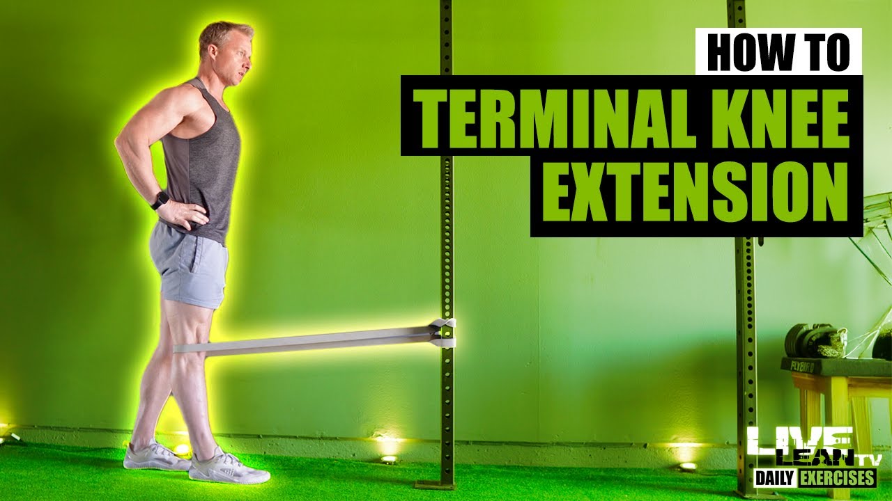 How To: Banded Terminal Knee Extension (TKE) - YouTube