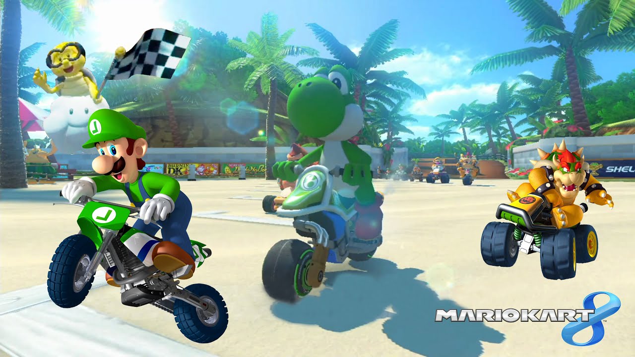 Mario Kart 8 Yoshi Bike Shell Cup 150cc Youtube