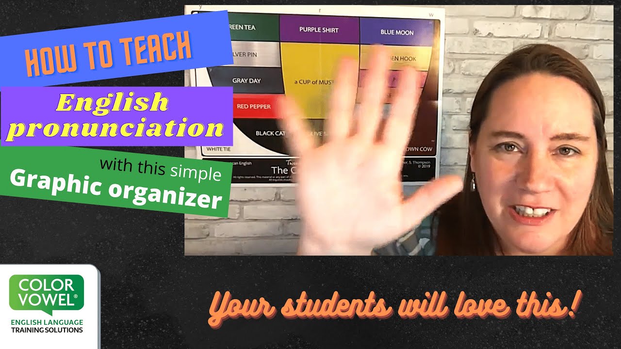 How to teach English pronunciation with the Color Vowel Organizer - YouTube