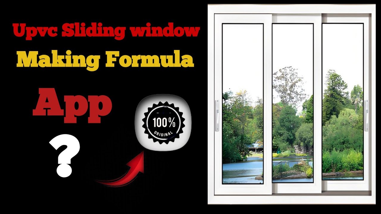 😲Upvc sliding window making Formula ka konse app hai? ? 🤔🤫 - YouTube