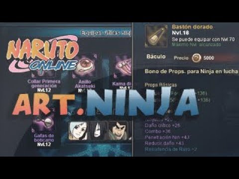 ART. NINJA MEJORES ATRIBUTOS Naruto Online NOOB A PRO #55 - YouTube