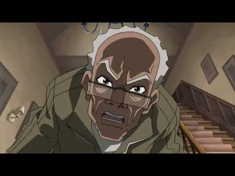 Riley laugh at his granddad after the fight