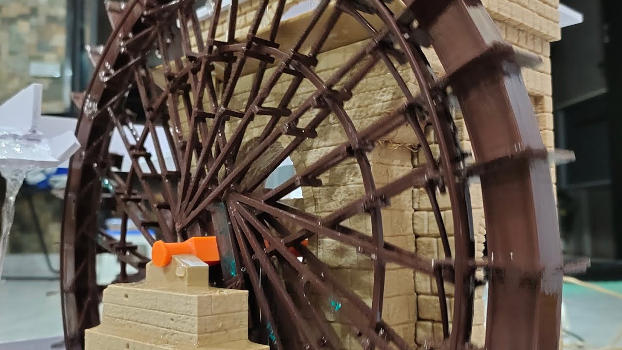 The oldest method of raising water in history is the water wheel in ...